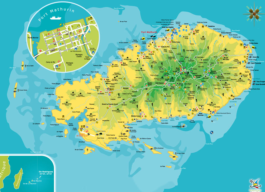 Rodrigues Island, The island of Rodrigues - Mauritius - Mauritius ...