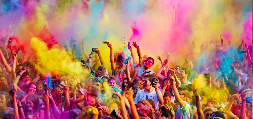 Holi - Festival des couleurs à l'Ile Maurice - Vacances Maurice