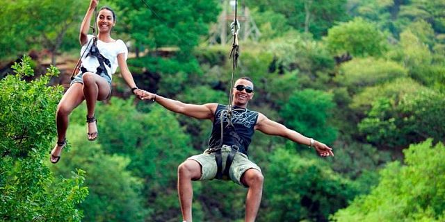 Ziplining at Casela Nature Parks - Mauritius Attractions