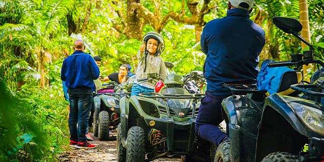 120 Mins Quad Package with Optional Lunch in the South East - Mauritius ...