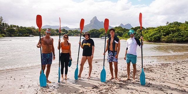 Kayaking with Dolphins - West Coast - Mauritius Attractions