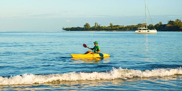 Kayaking with Dolphins - West Coast - Mauritius Attractions