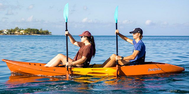 Kayaking with Dolphins - West Coast - Mauritius Attractions