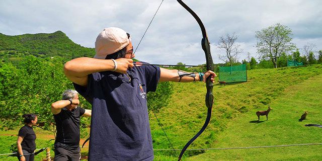 Archery at Lavilleon Adventure Park - Mauritius Attractions
