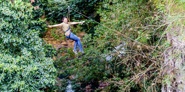 Zip Lines (Tyroliennes) Adventure - Mauritius Attractions